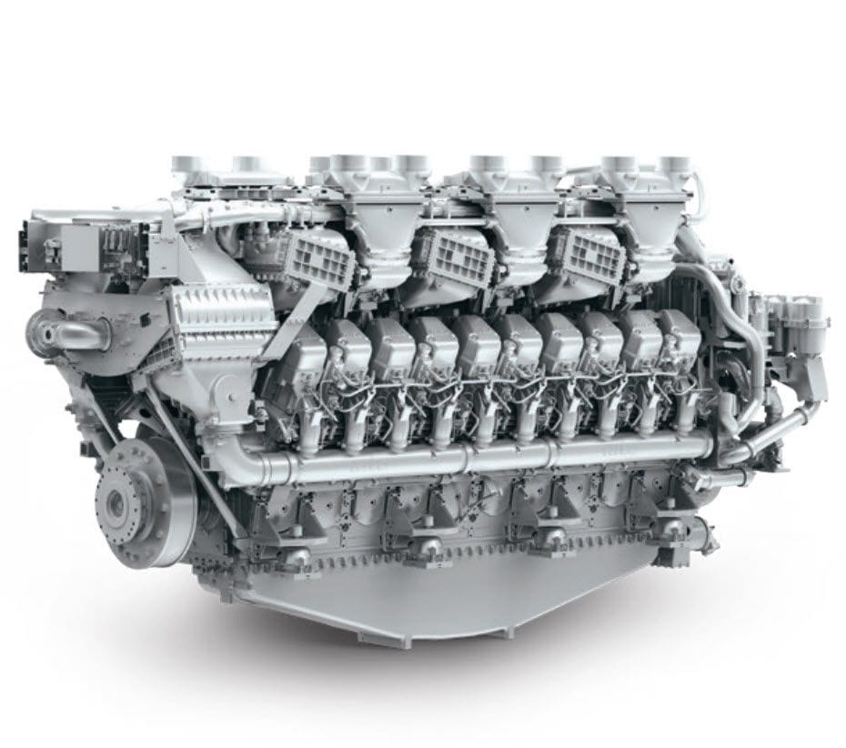 Superyacht engine 16V 1163 M84 by MTU